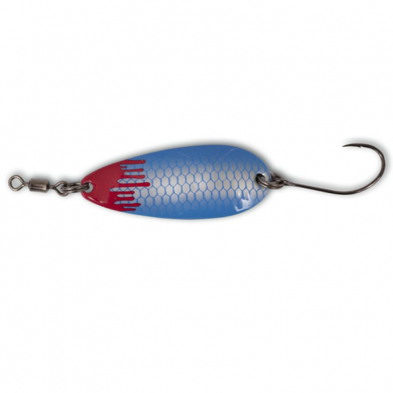 Magic Trout Bloody Shoot Spoon 3,5cm, 3g - Silver/Blue | Sportfishtackle.com