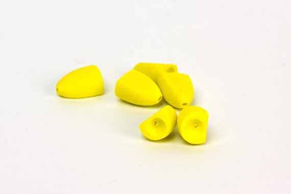 Preshaped Bass Popper Small - Yellow