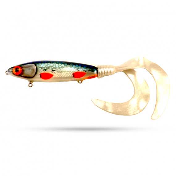 Ulm Lures Gigatwintail 40cm, 220g - Hot Cisco | Sportfishtackle.com