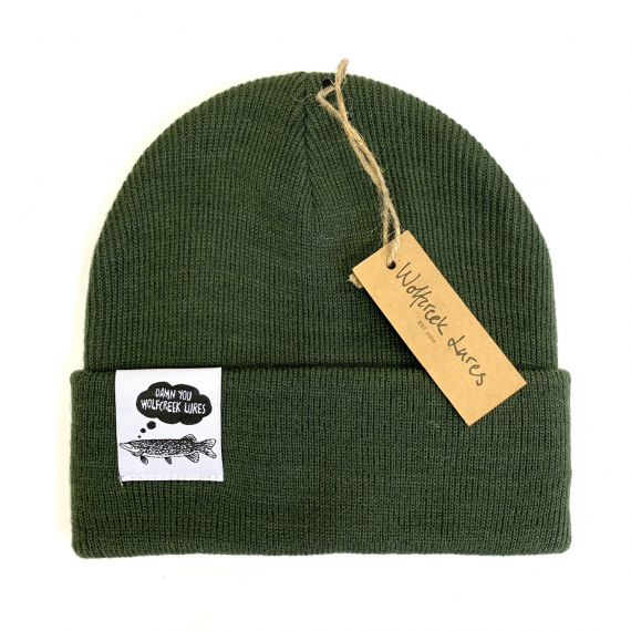 Wolfcreek Damn You Beanie - Green | Sportfishtackle.com