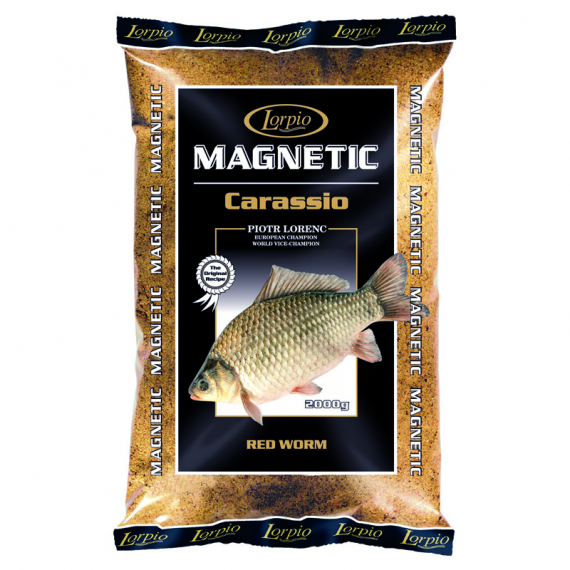 Lorpio Groundbait Magnetic 2kg - Crucian Red Worm | Sportfishtackle.com