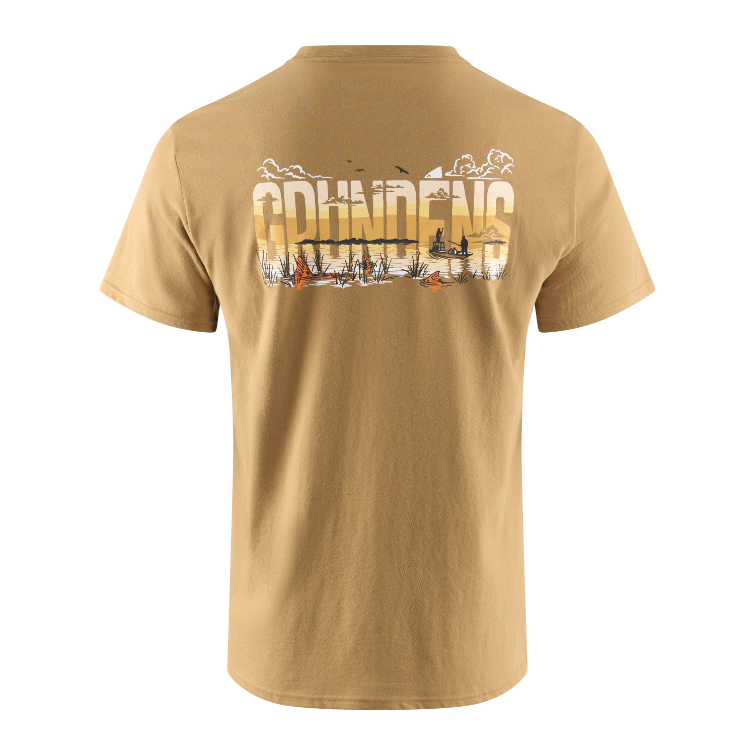 Grundéns Redfish Flats SS T-Shirt Whiskey | Sportfishtackle.com