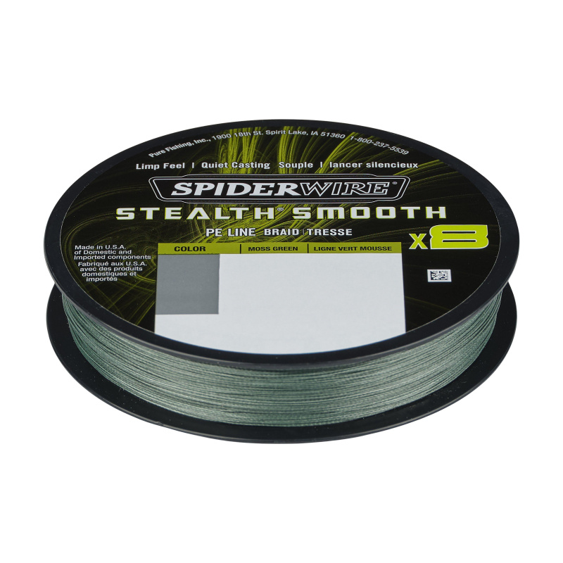 SpiderWire Stealth Smooth Braid 8 Moss Green 150m