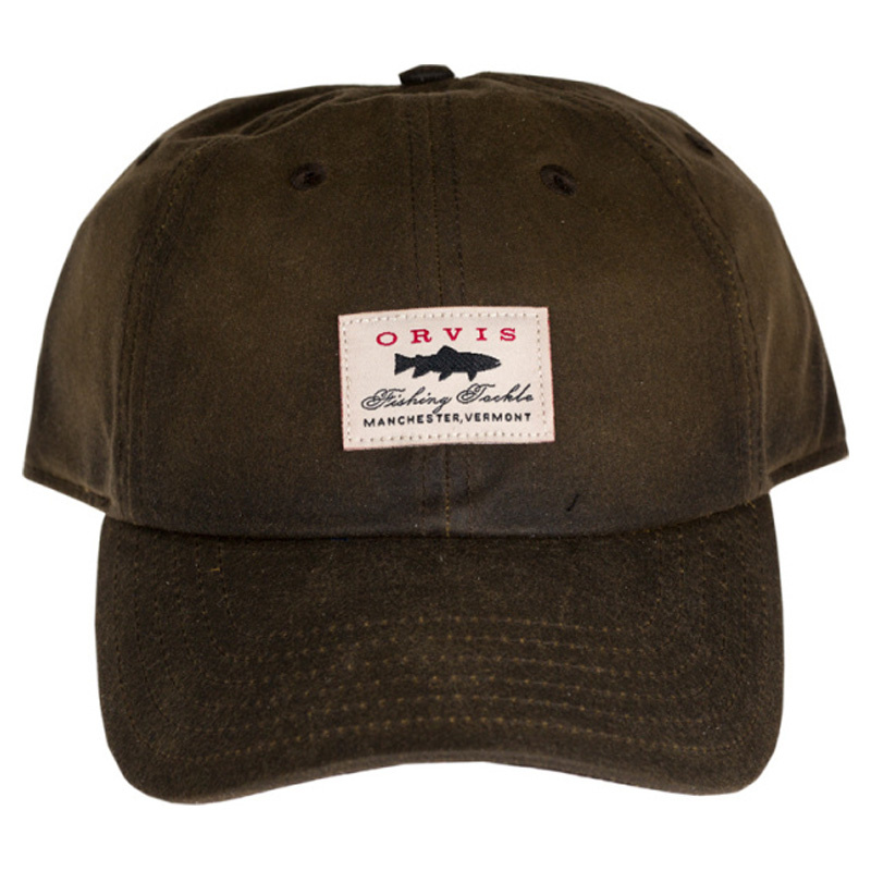Orvis Vintage Waxed Ball Cap Olive | Sportfishtackle.com