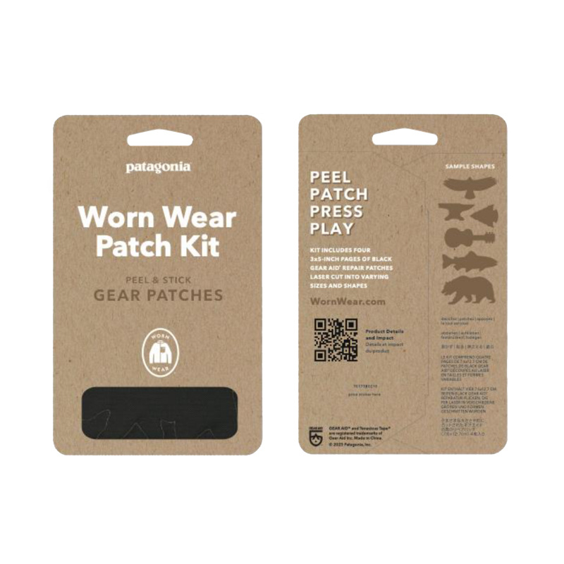 Patagonia Worn Wear Patch Kit Black | Sportfishtackle.com