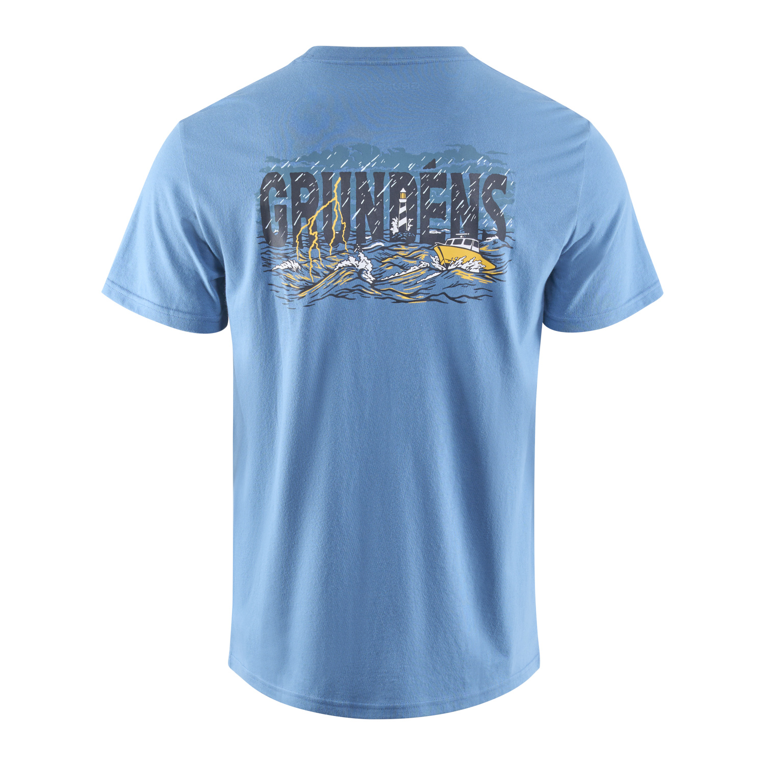 Grundéns Tough Seas SS T-Shirt Captain's Blue | Sportfishtackle.com