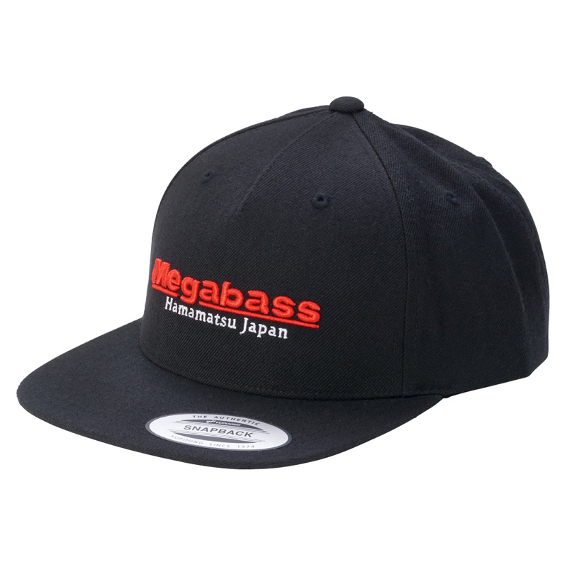 Megabass Cap Classic Snapback Black/Red | Sportfishtackle.com