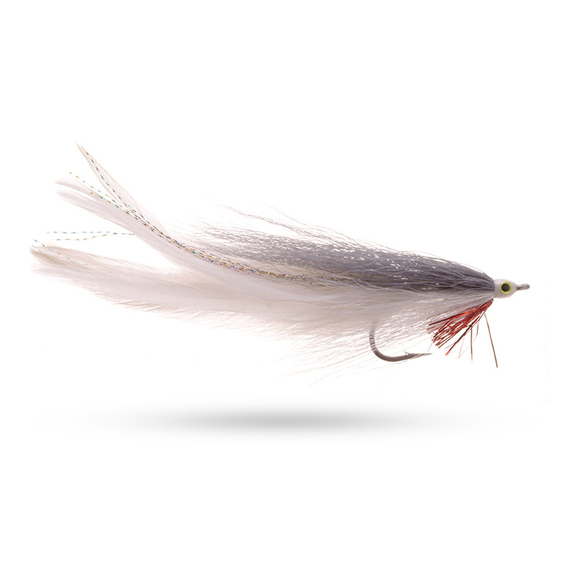 Umpqua Big Fish Deceiver Grey/White #3/0 | Sportfishtackle.com